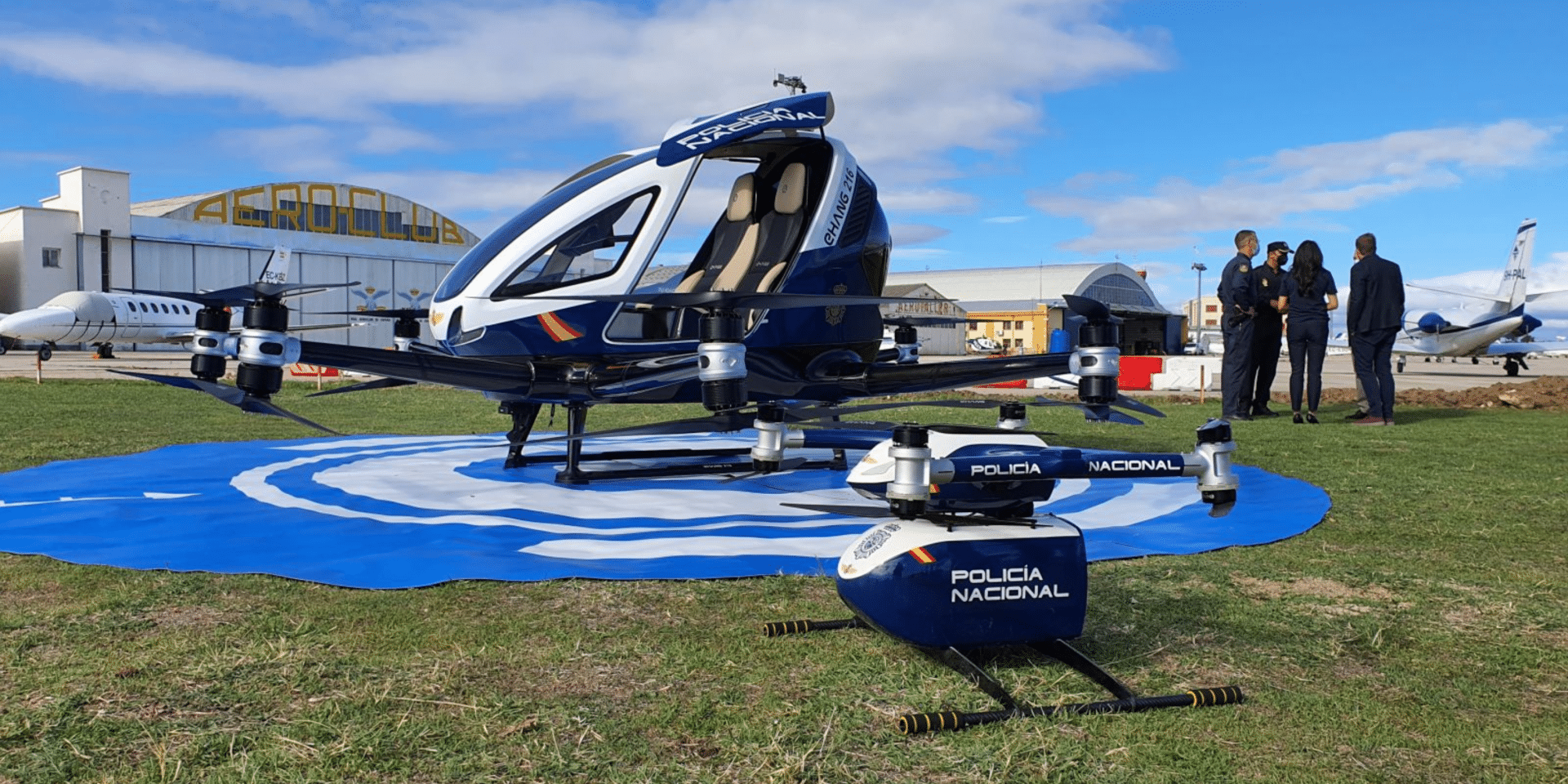 Éxito del primer vuelo de prueba del "megadron" EH216 - LISA News