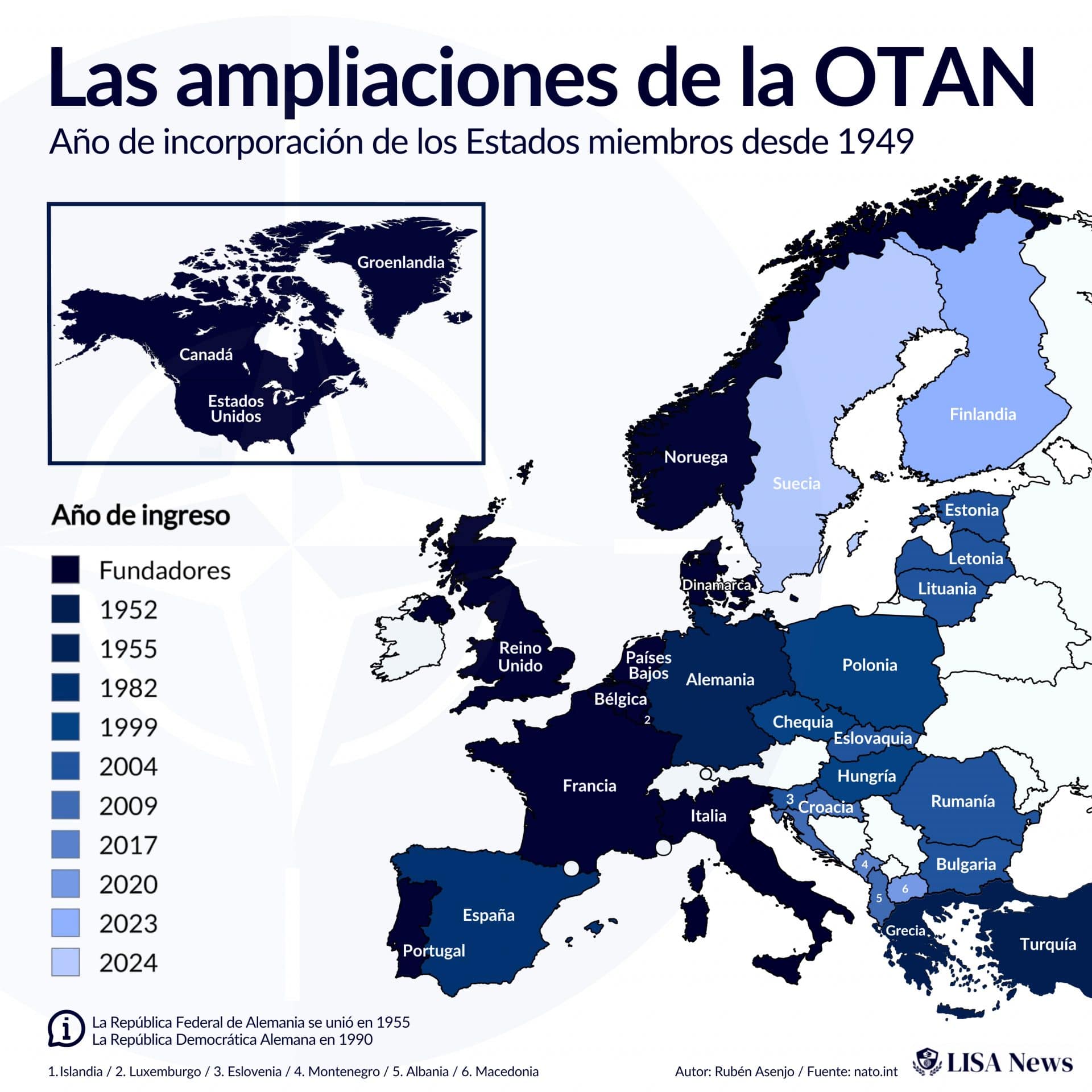 ¿Qué es la OTAN, cuáles son sus miembros y cuándo se fundó? - LISA News