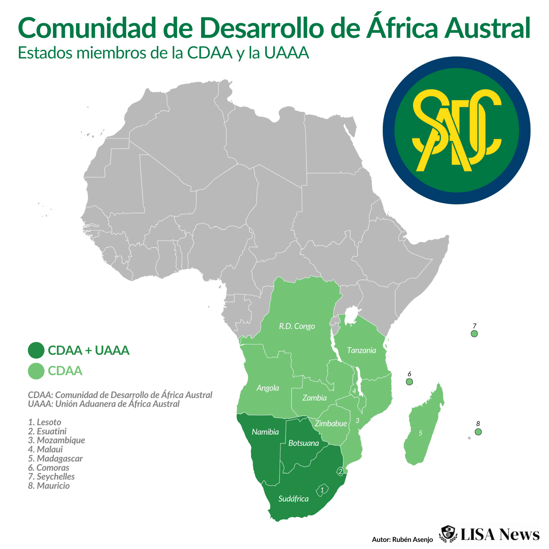 ¿Qué es la Comunidad de Desarrollo de África Austral? - LISA News