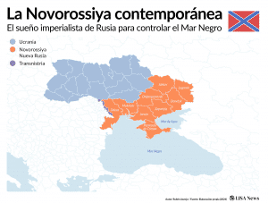 ¿Qué es 'Novorossiya' o 'Nueva Rusia', dónde se ubica y por qué es tan ...