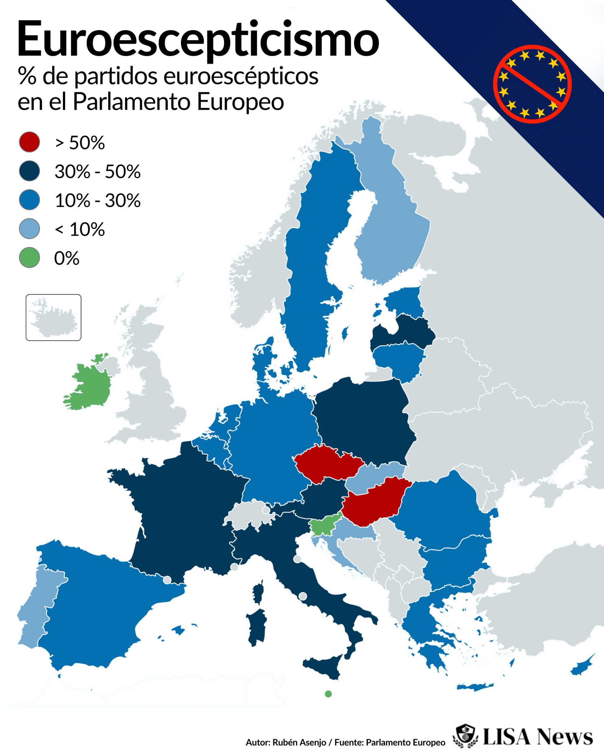 La anti Unión Europea: el mapa del euroescepticismo - LISA News